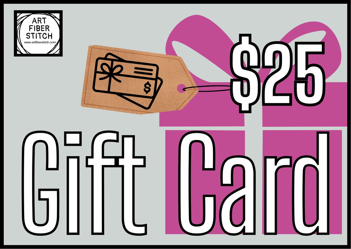 Art Fiber Stitch Gift Cards